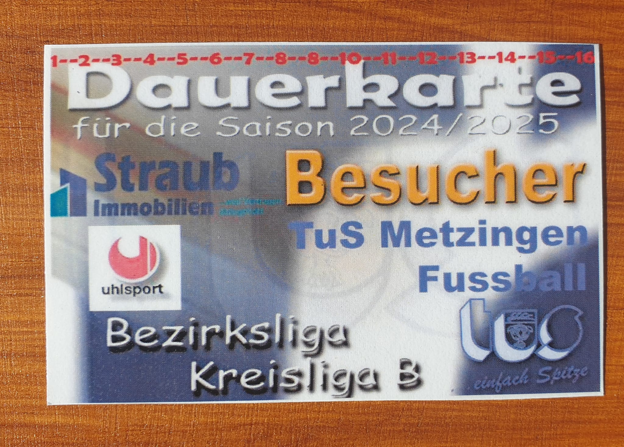 Dauerkarte Saison 2024/2025 – TuS Metzingen